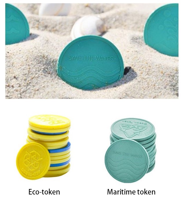 Custom SUSTAINABLE Plastic Tokens with Any Designs You Choose